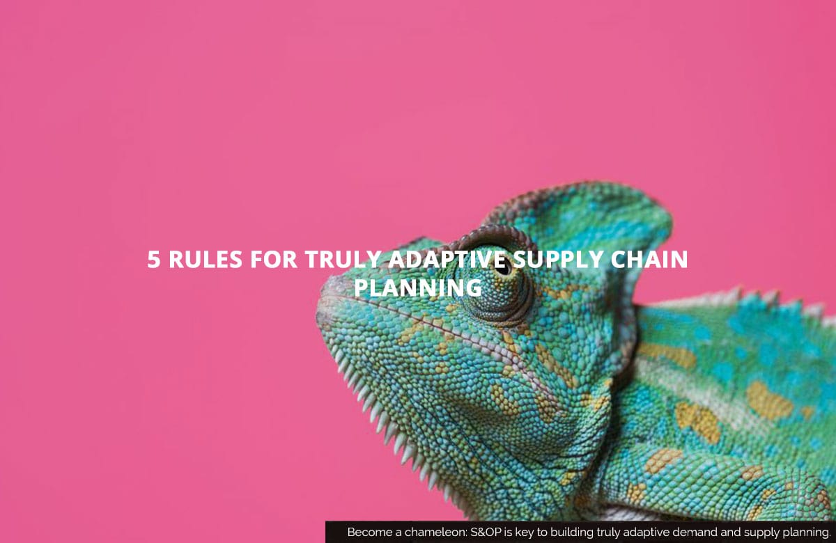 5 Rules For Truly Adaptive Supply Chain Planning - ChainSequence, Inc.